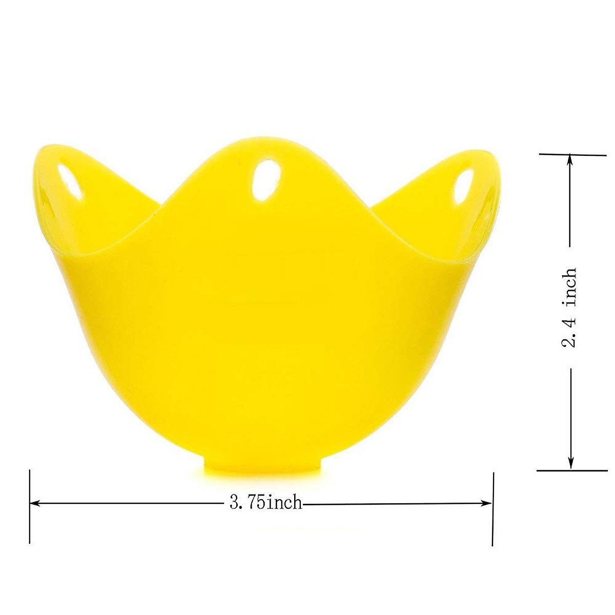 4PCS Silicone Egg Poacher,Egg Poaching Cups Egg Cooker,Baking Cup Poach Pods,Egg Poacher Pan for Microwave Stovetop,BPA Free Kitchen Cookware Tools (B2 style)