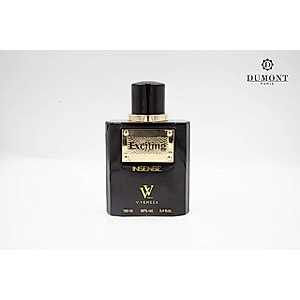 Dumont Exciting Insense - 3.4 oz - Eau De Parfum – Unisex Perfume for Men & Women - Lemon, Herb, Honey, Amber & Chocolate Scent - Long Lasting Cologne Mist & Body Spray - for Him & Her