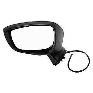 Kool Vue Driver Side Power Non-Heated Mirror for Mazda CX-5 2015-2016 With Signal Light; Without Blind Spot Monitor Paintable
