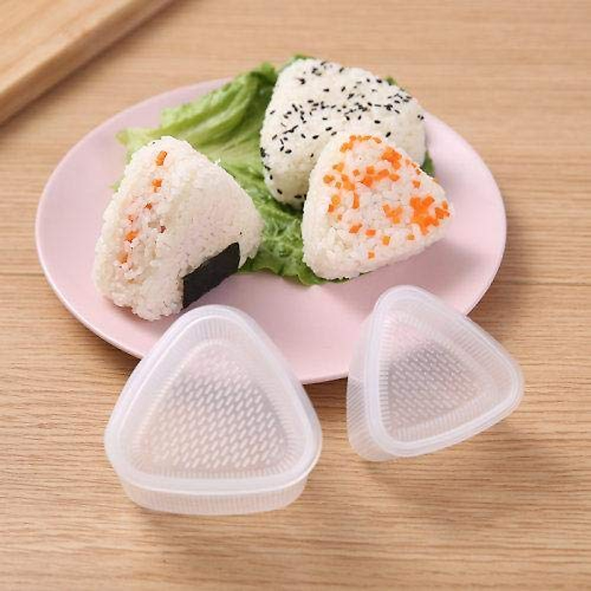 Set of 2 Triangle Sushi Mold, Sushi Mold Rice Mold DIY Tool