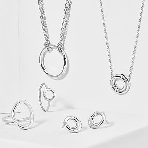 Silpada 'Petite Karma' Ring in Sterling Silver, Size 8, Size 8