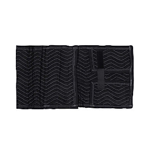 Mytee Products (2 Pack) Padded Hand Truck Cover - Square Top, Moving Supplies, Black Moving Pad - Woven Cotton/Poly - 50" x 16"