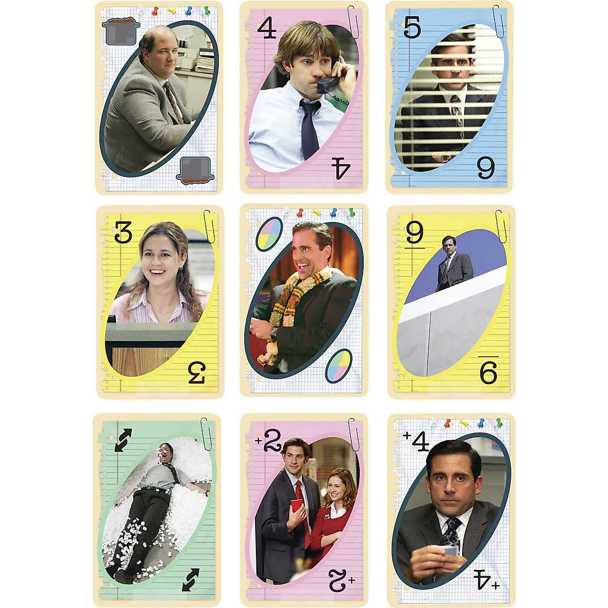 Mattel Games ​UNO The Office Card Game for Teens & Adults for Family or Game Night with Special Rule for 2-10 Players