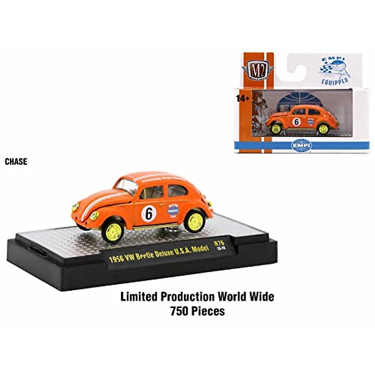 M2 Auto-Thentics 6 Piece Set Release 76 in Display Cases Limited Edition 1/64 Diecast Model Cars Machines 32500-76