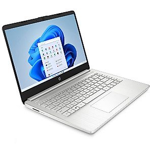 HP 14-dq0000 14-dq0053nr 14" Notebook, Intel Pentium Silver N5030 Quad-core, Windows 11 Home, 4 GB RAM, 128GB SSD, Natural Silver (Renewed)