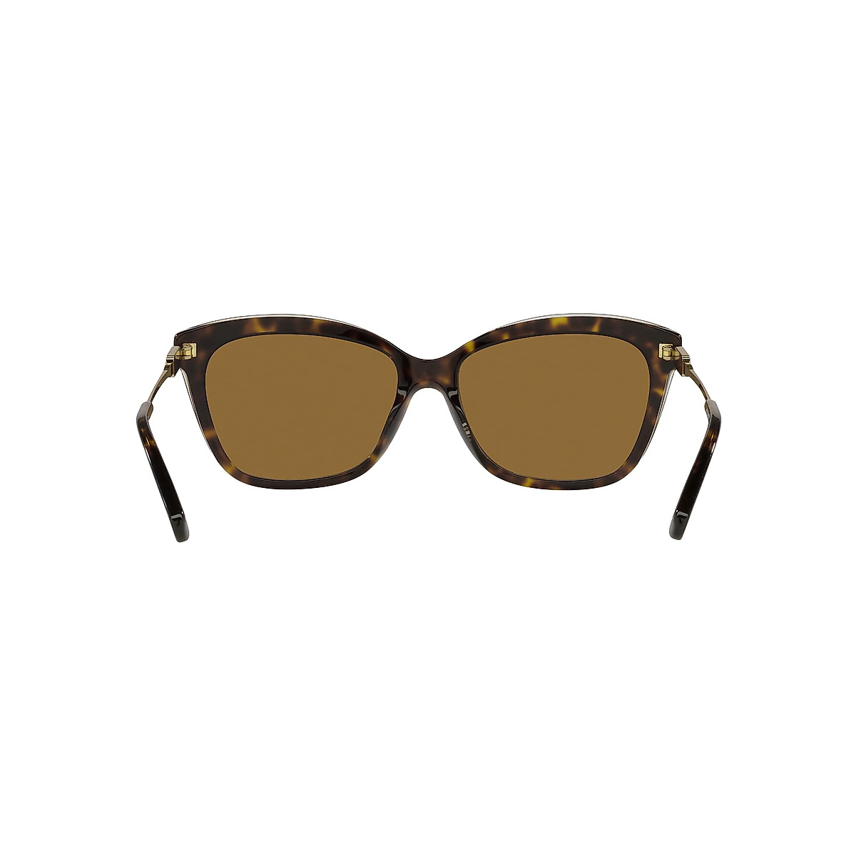 Coach HC8305 Sunglasses, Dark Tortoise/Brown Polarized, 57 mm