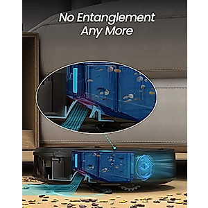 Lefant Robot Vacuum Cleaner with 2200Pa Powerful Suction,Tangle-Free,Wi-Fi/App/Alexa,Featured 6 Cleaning Modes,Self-Charging Slim Robotic Vacuum Cleaner, Ideal for Pet Hair, Hard Floor M210 Pro