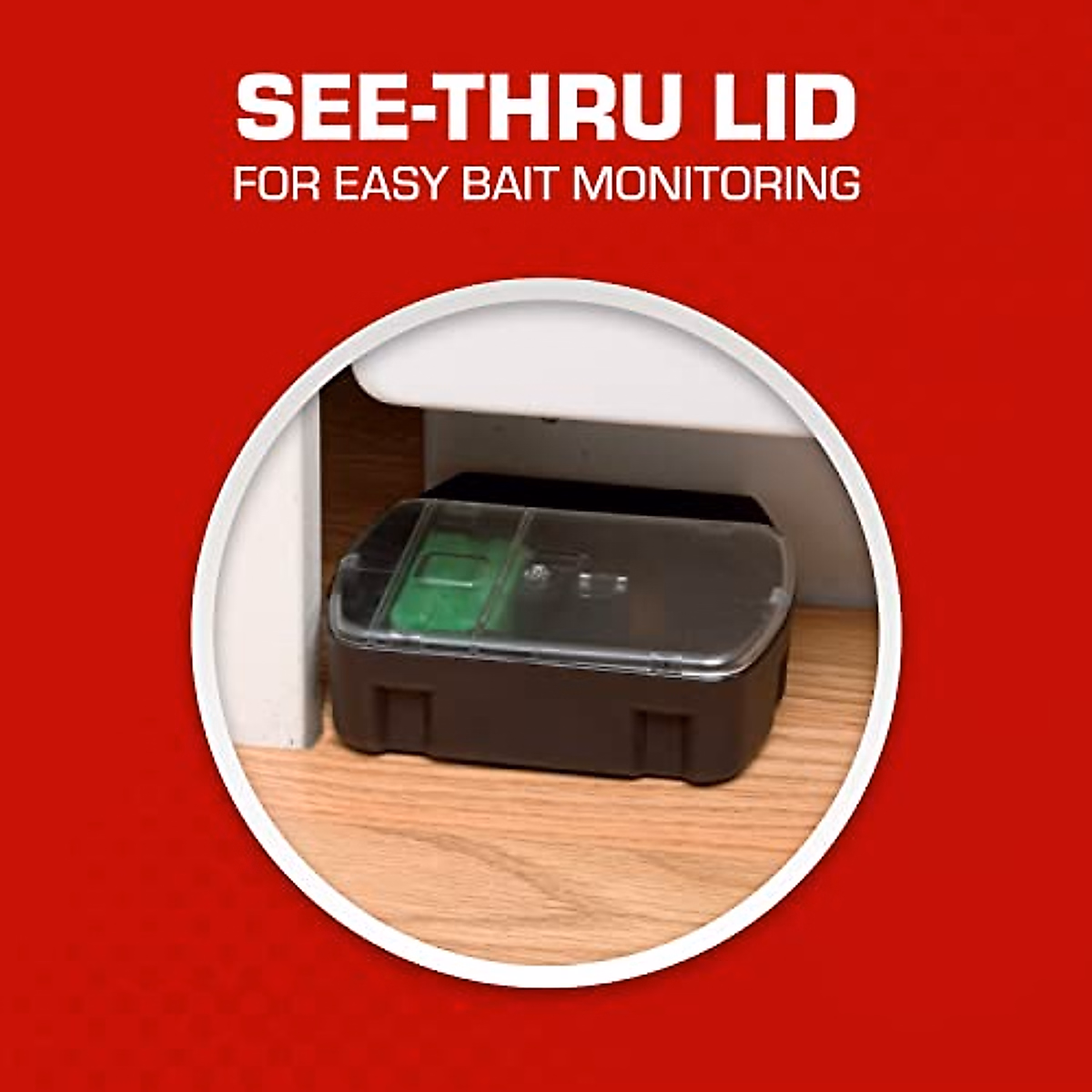 Tomcat Mouse Killer Child & Dog Resistant, Refillable Station for Indoor and Outdoor, 1 Station and 4 Poison Block Refills