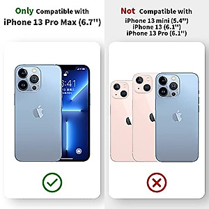 Caka for iPhone 13 Pro Max Case Glitter Women Girls with Built-in Screen Protector Bling Sparkle Liquid Quicksand Full Body Protective Case for iPhone 13 Pro Max 6.7 (Rose Gold)