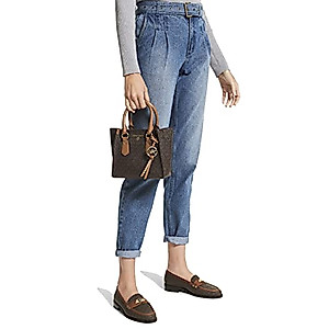 Michael Kors Kris Small Satchel (brown signature)