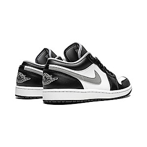 Nike Men's Air Jordan 1 Low Black/Particle Grey, Black/Particle Grey/White, 11