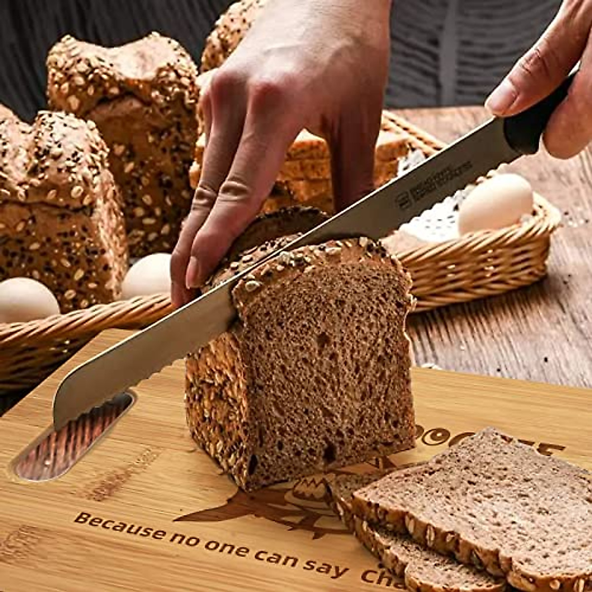 13inch Shark Coochie Charcuterie Board | Handmade Cutting Boards | Bamboo Board | Laser Engraved | Sharkcootie Cutting Board Shark Board