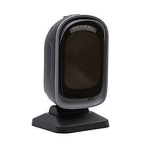 TEEMI Handsfree 2D QR Desktop Barcode Scanner, 1D Handheld Automatic Omnidirectional USB Reader CMOS Image Sensor, Wall Mountable Large Scanning Window Capture Screen Codes, TMSL-72