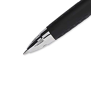Uni-Ball Signo 207 Retractable Gel Pen, 0.7mm Medium Point, Black, Pack of 6