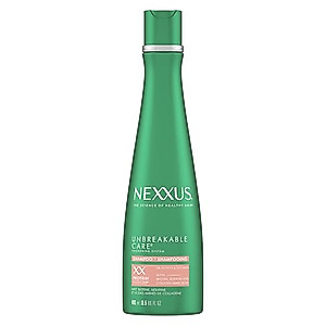 Nexxus Unbreakable Care Anti-Breakage Shampoo With Keratin, Collagen, Biotin For Fine And Thin Hair Sulfate Free Shampoo 13.5 oz