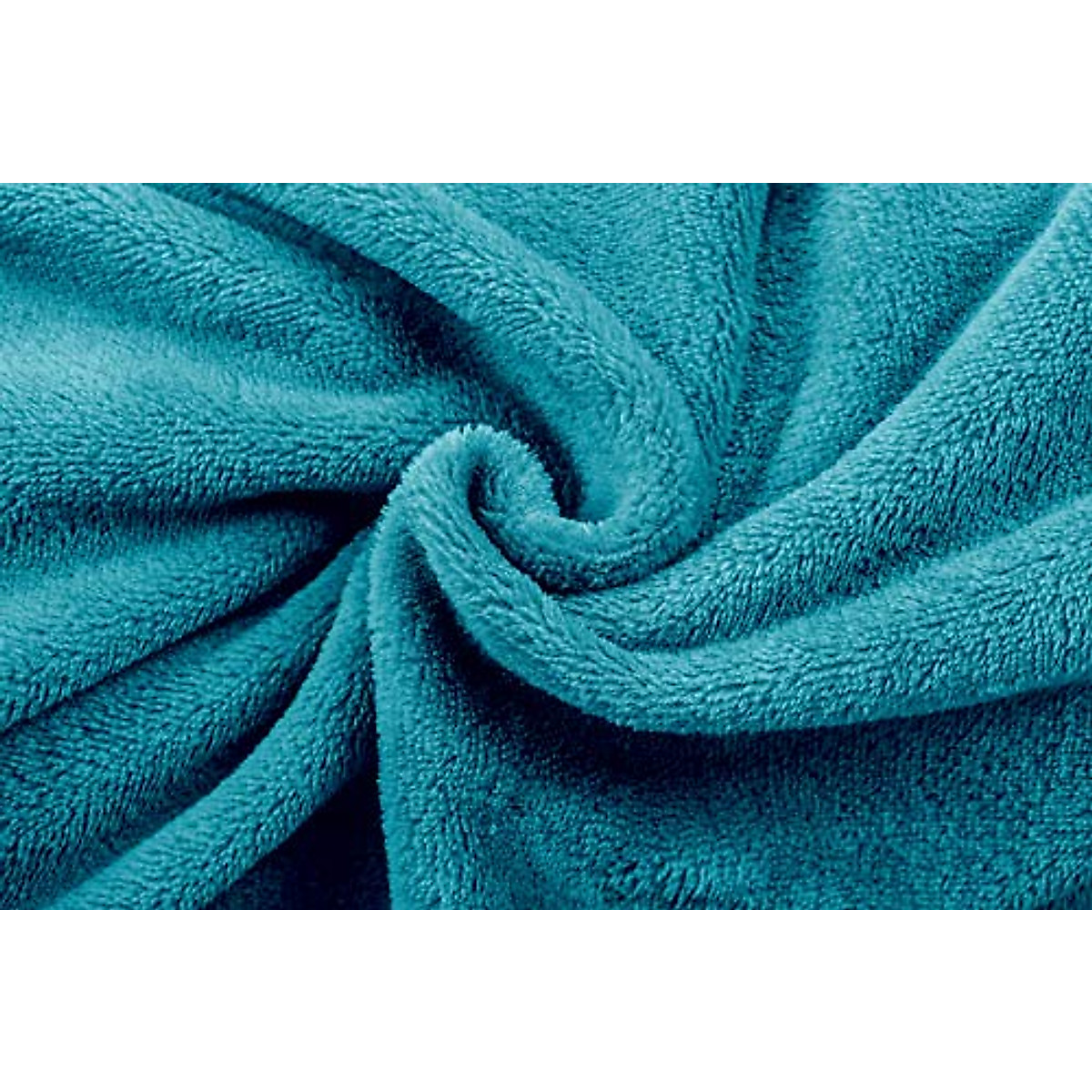 Love's cabin Flannel Fleece Blanket Throw Size Teal Throw Blanket for Couch, Extra Soft Double Side Fuzzy & Plush Fall Blanket, Fluffy Cozy Blanket for Adults Kids or Pet (Lightweight,Non Shedding)