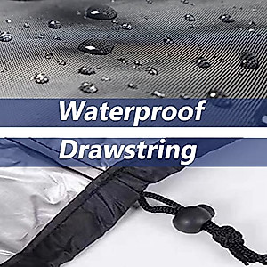 Pizza Oven Cover, Outdoor Waterproof Protective Cover 600D Heavy Duty Oxford Charcoal Fired Bread Oven BBQ Smoker Grill