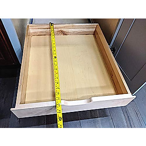 ELYSIAN 20'' Bottom Mount Soft Close Drawer Fully Assembled Wooden Drawer Organizer, Pull Out Under Cabinet Sliding Shelf Kitchen Pull Out Organizer Drawer Roll Out Wood Storage Cooking utensil drawer