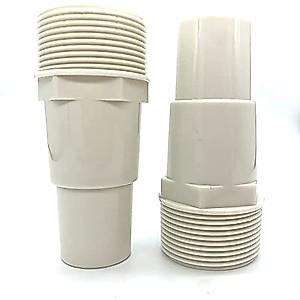 Buying Q Buying S SPX1091Z7 Combo Hose Adapter Replacement Filter Pump HOSE ADAPTER 1 1/4"-1 1/2" Thread 1.5" Fitting Connector PVC 2 Pack