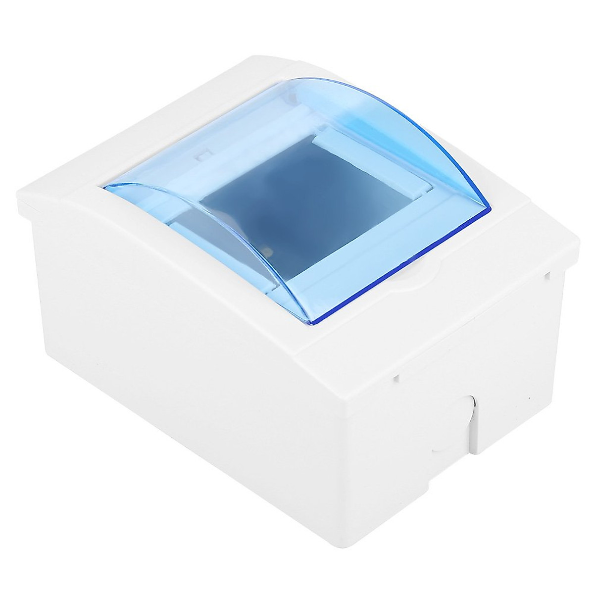 Keenso 3-4 Ways Plastic Distribution Box for Circuit Breaker, Easy Install, Wide Application, Transparent Cover