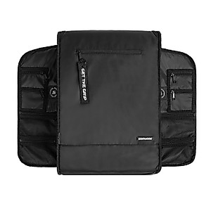 GRIPMODE travel backpack with laptop compartment black - backpack with two adjustable and removable interior walls - 27 l capacity sports backpack for ladies and men