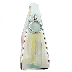 SUN-STAR Gusset Clear Pouch "mitte" Large Capacity, for Pencil Case and Cosmetic Pouch, Colorful