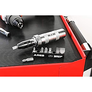 ARES 70013-8-Piece S2 Steel Impact Driver Bit Set - Includes Phillips 1,2,3,4 and Slotted 1/4-Inch, 5/16-Inch, 3/8-Inch and 1/2-Inch Bits - High Alloy S2 Steel Construction