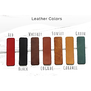 Personalized leather labels for handmade items, custom clothing labels