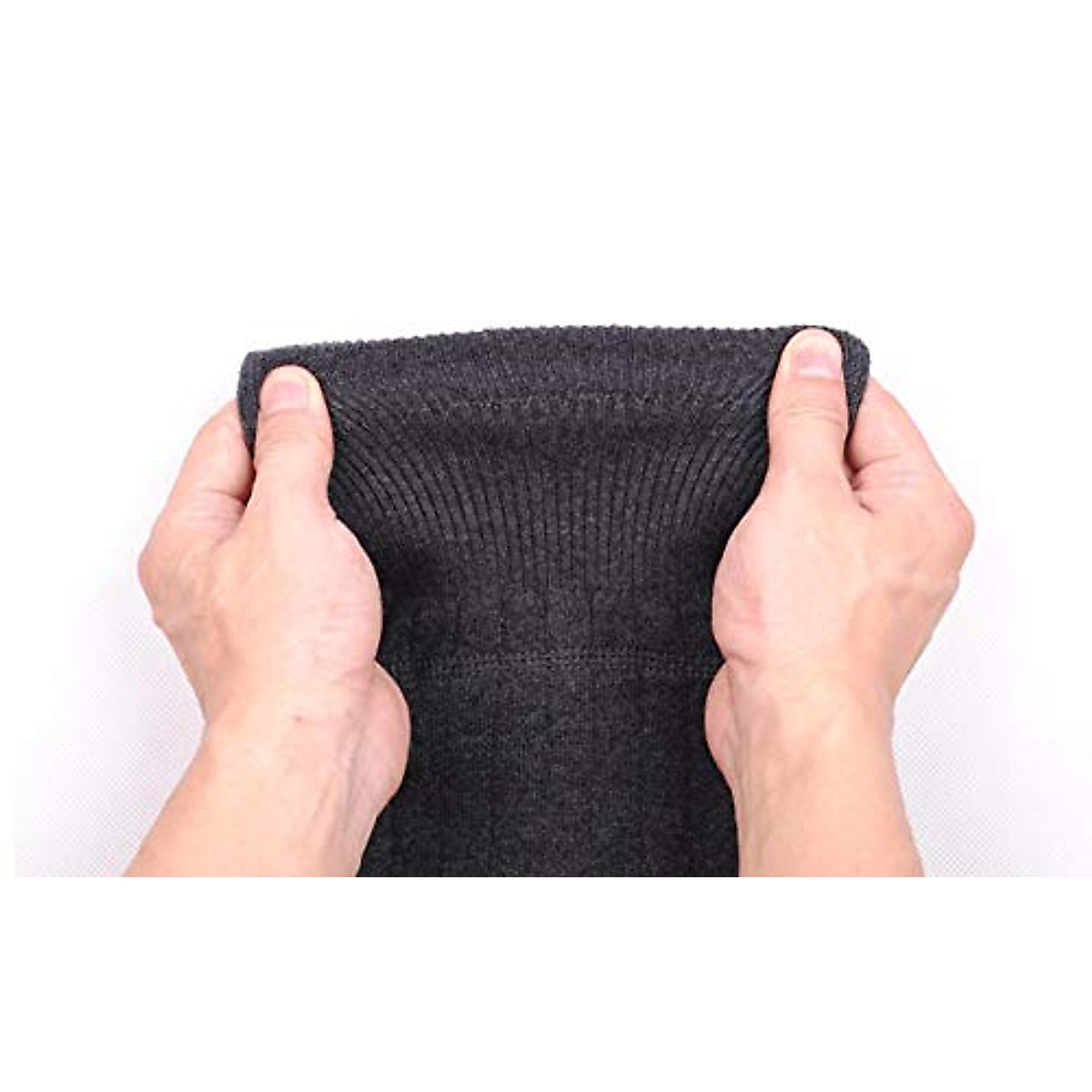 Women Teen Girls Super Long Fleece Knee Padded Leg Warmer Winter Stretchy Warm Knee Braces Leg Sleeves Support Protector Over-Knee Socks Legging for Snow Skiing Dance Yoga Cycling Camping Arthritis