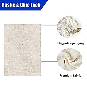 Covido Happy Fall Garden Flag Home Decorative Pumpkin Patch Maple Leaves House Yard Outside Small Flag, Welcome Autumn Outdoor Harvest Decoration Farmhouse Thanksgiving Decor Flag Double Sided 12 x 18