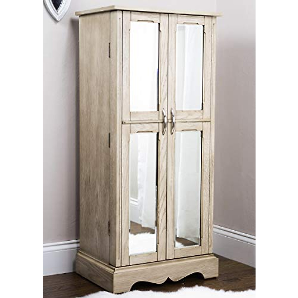 Hives and Honey Chelsea Jewelry Armoire, Taupe Mist