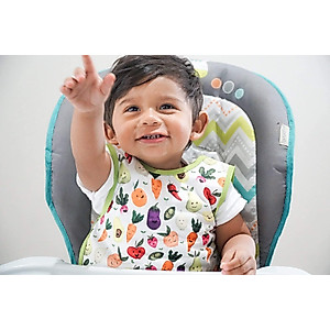 BapronBaby Market Fresh Bapron - No Neck Tie Safer Bib for Baby & Toddler - Soft Waterproof Stain Resistant - Machine Washable - Sz Baby/Toddler 6m-3T