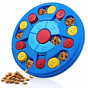 Joansan Dog Puzzle Toys Interactive Puzzle Game Dog Toy for Smart Dogs IQ Stimulation Treat Puzzle Toy for Dogs Treat Training,Puzzle Slow Feeder to Aid Pets Digestion (Advanced Level 2-3)