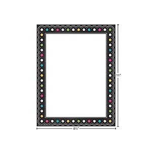 Teacher Created Resources Chalkboard Bright's Computer Paper (5837)