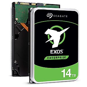 Seagate Exos X16 14TB 7200 RPM SATA 6Gb/s 256MB Cache 3.5-Inch Internal Data Center HDD Enterprise Hard Drive (ST14000NM001G) (Renewed)
