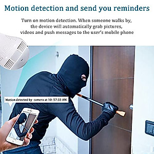 Light Bulb Camera, 360 Panoramic Camera, Full HD 1080P Home Camera, 2.4GHz WiFi Camera with 32G SD Card, Dome Surveillance Cameras, Home Baby、Pet Monitor