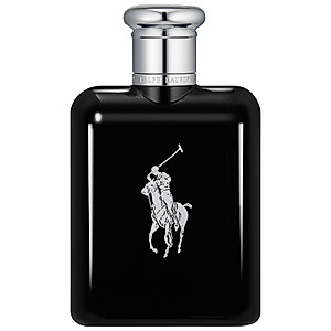 Ralph Lauren FRAGRANCES Polo Black - Eau de Toilette - Men's Cologne - Woody & Fresh - With Patchouli, Sandalwood, and Mandarin - Medium Intensity - 4.2 Fl Oz