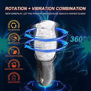 Intense Penis Stimulator Rotating Vibrating Male masturbator Stroker Gawk Gawk 3000 Device Automatic Pleasure Machine Sucking Cyclone Blowjob Stimulator