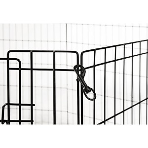 Pet Trex 24" Exercise Playpen for Dogs Eight 24" x 24" High Panels with Gate