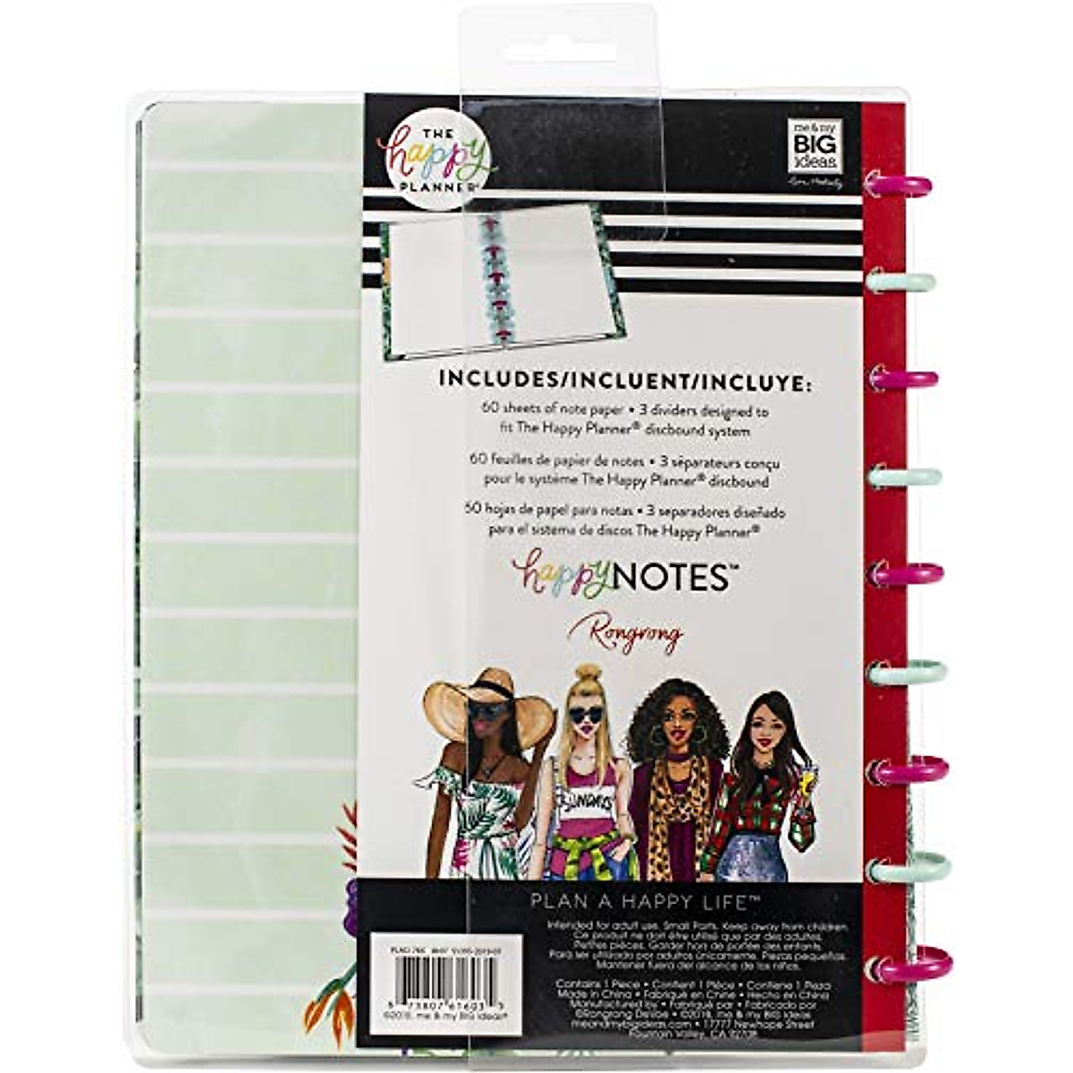 ME & MY BIG IDEAS Happy Planner NOTEBK, Tropical Vibes