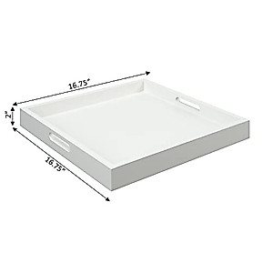 Convenience Concepts Palm Beach Tray, White