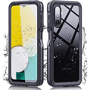 Hllhunkhe for Samsung Galaxy A13 5G Waterproof Case with Built-in Screen Protector - Rugged Full Body Underwater Dustproof Shockproof Drop Proof Protective Cover for Samsung Galaxy A13 5G (Black)
