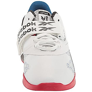 Reebok Men's Legacy Lifter II Cross Trainer, White/Black/Vector Red, 12