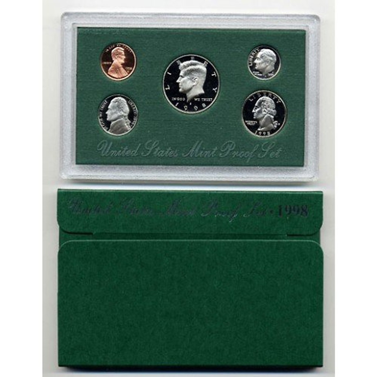 1998 S US PROOF Set Comes in original US mint packaging Proof