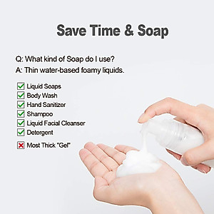 24 Pcs Empty Foam Pump Bottle 1oz/30ml Travel Size Plastic Pump Bottle Soap Bottle Portable Small Hand Sanitizer Dispenser Bottles, Refillable Clear Instant Foaming Bottles for Hand Lotion Shampoo