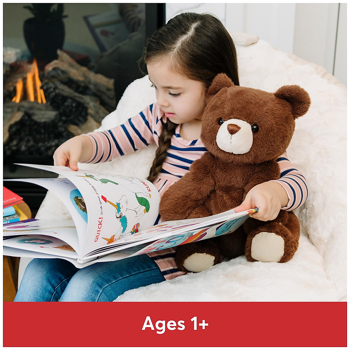 GUND Finley Teddy Bear, Premium Stuffed Animal for Ages 1 and Up, Chocolate Brown, 13”