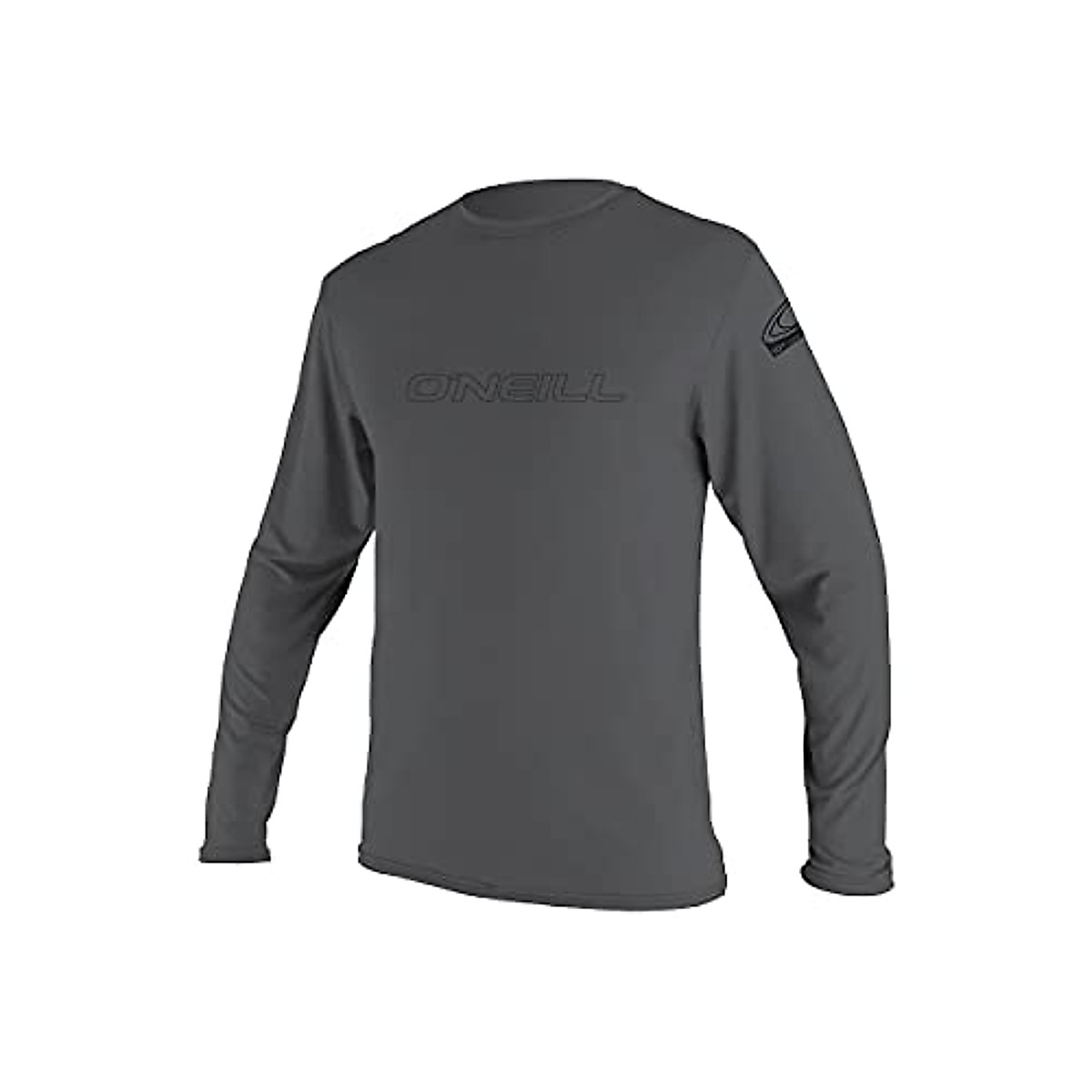O'Neill Men's Basic Skins UPF 50+ Long Sleeve Sun Shirt, Smoke, L