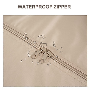 Cushion Storage Bags for Patio Furniture Waterproof 58 inch Long Heavy Duty Oudoor Furniture Cover Storage Bag with Zippers and Handles Dustproof Rectangle Moving Bag