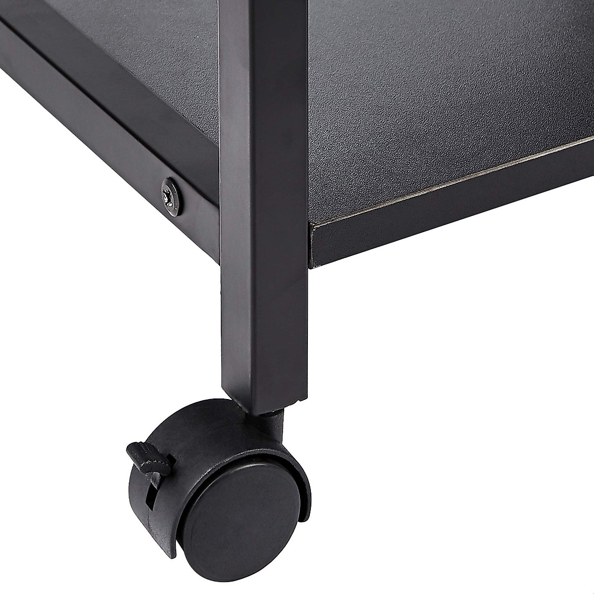Amazon Basics Multipurpose Rolling Cart, Desk Extender, Black