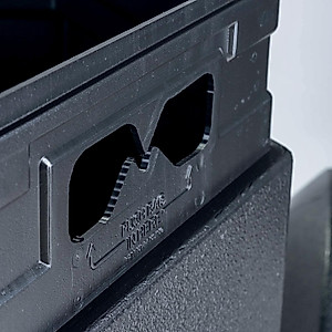 Commercial Zone 732101 Open-Top Indoor/Outdoor Square 42 Gallon Large Waste Trash Container Bin, Black